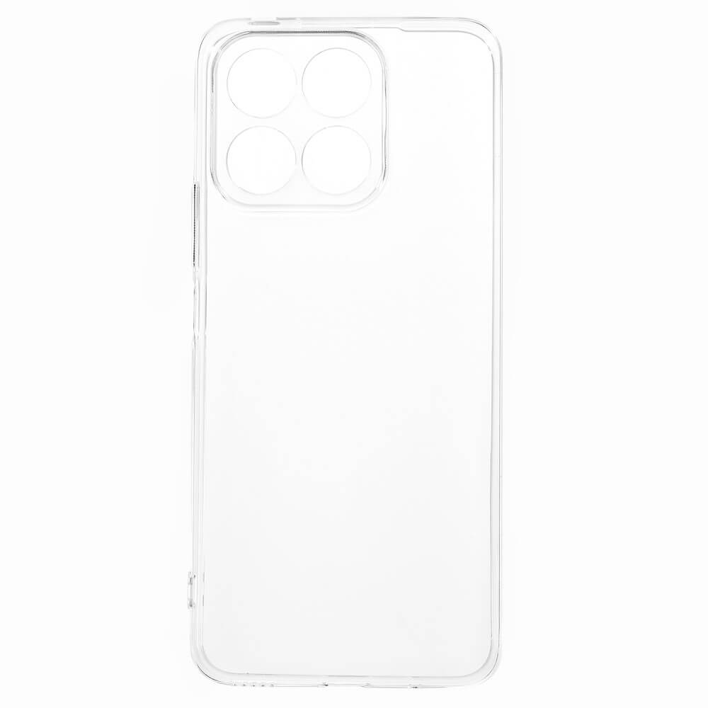 Honor X8a - Silicone Rubber Case Transparent